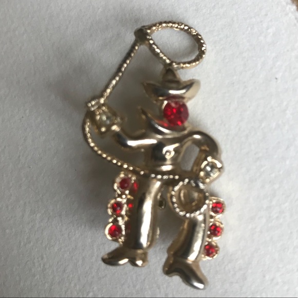 Jewelry | Vintage Rodeo Clown Pin | Poshmark